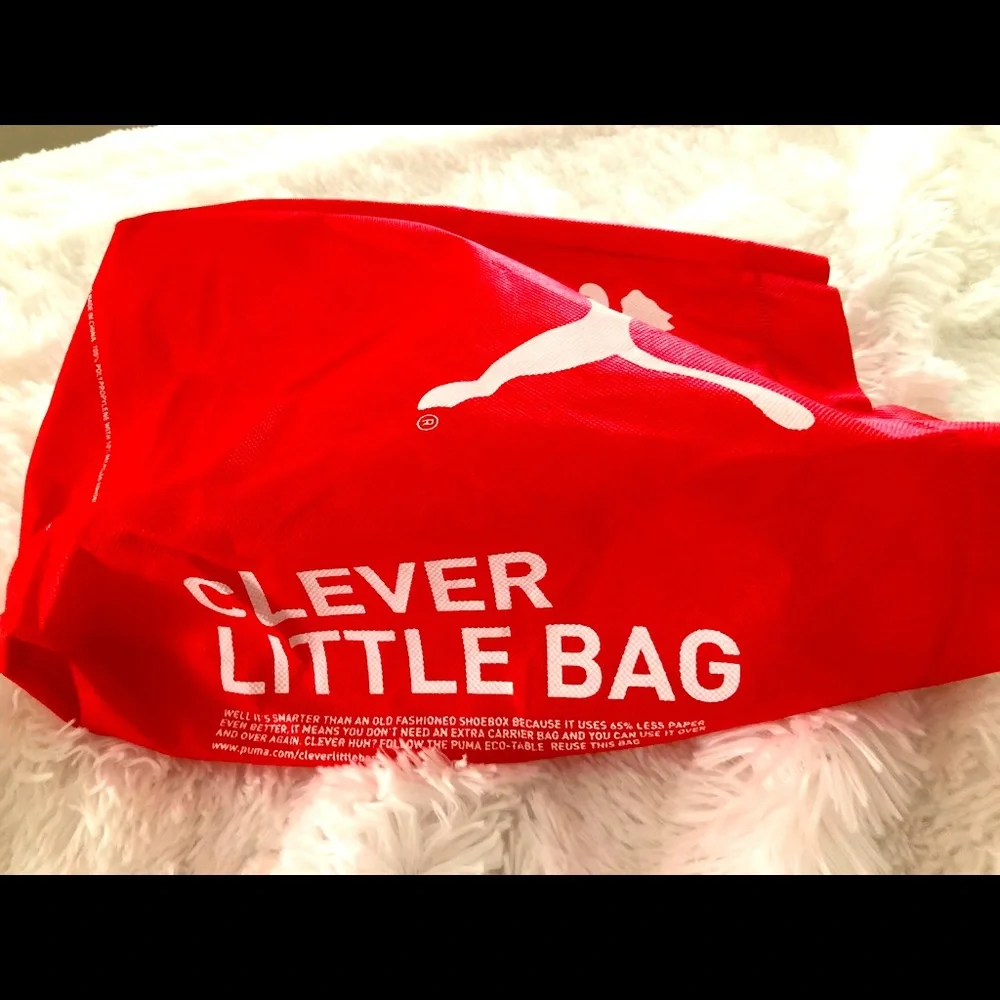 Puma | Bags | Puma Red Lightweight Clever Little Bag Tote | Poshmark